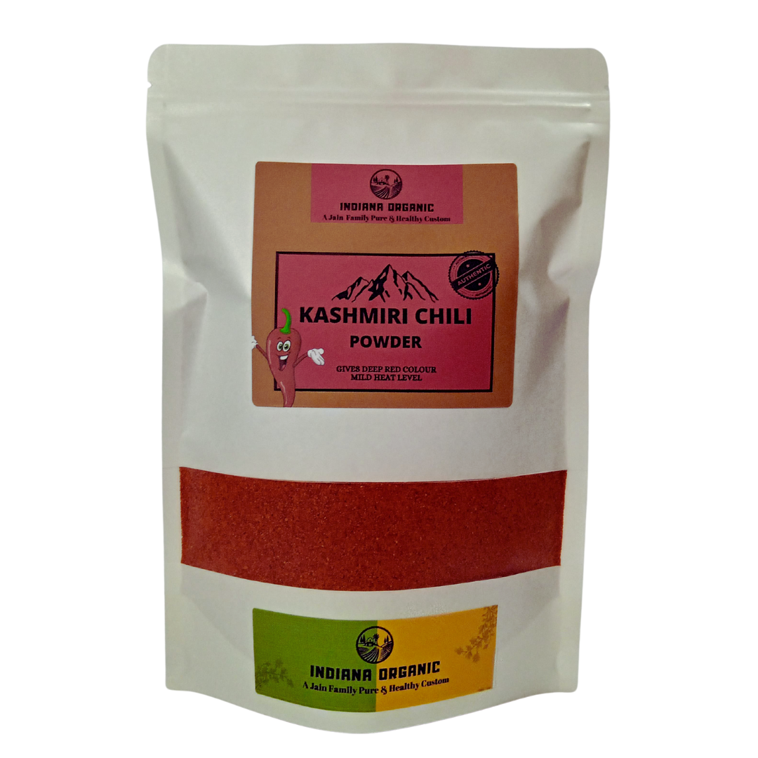 Kashmiri Chilli Powder - Deep Red Colour, Mild Flavor | Stemless ...