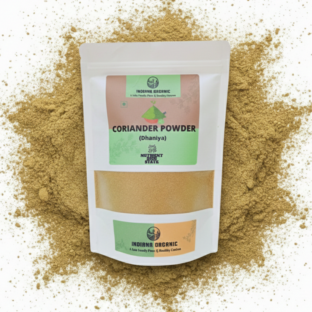 Coriander Powder (Dhaniya) – Freshly Ground, Pure & Aromatic | Indiana ...