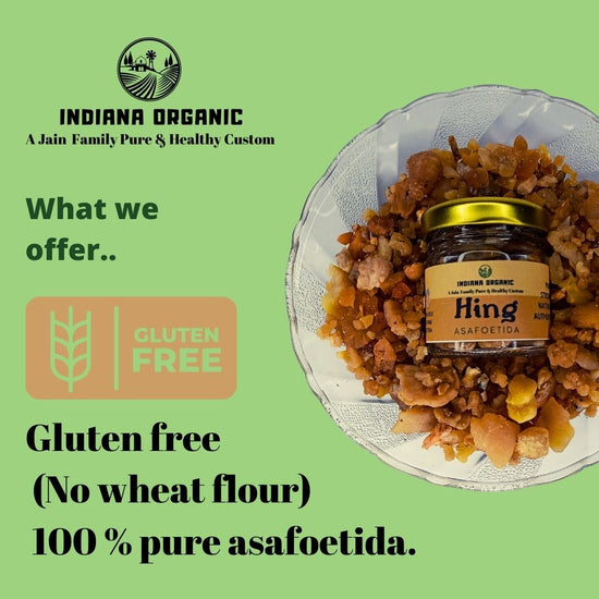 Buy Indiana Organic Asafoetida Gluten Free Pure Whole Hing – INDIANA ...